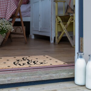 Oh Hello Country Size Doormat - Cute Welcome Mat - Natural Coir Doormat ...
