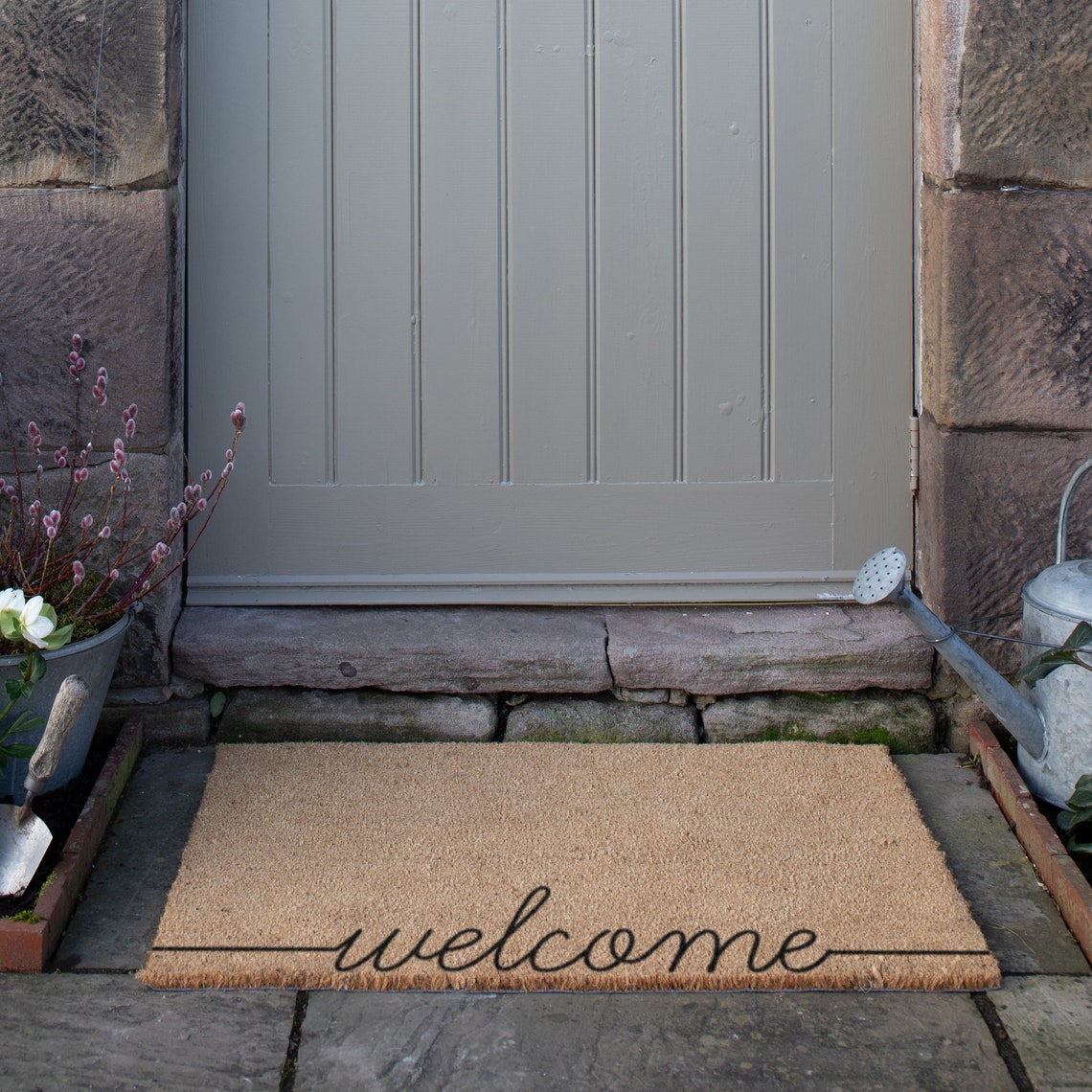 Welcome Country Doormat - Welcome Extra Large Black Doormat ...