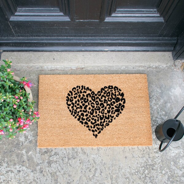 Leopard Door Mat - Etsy