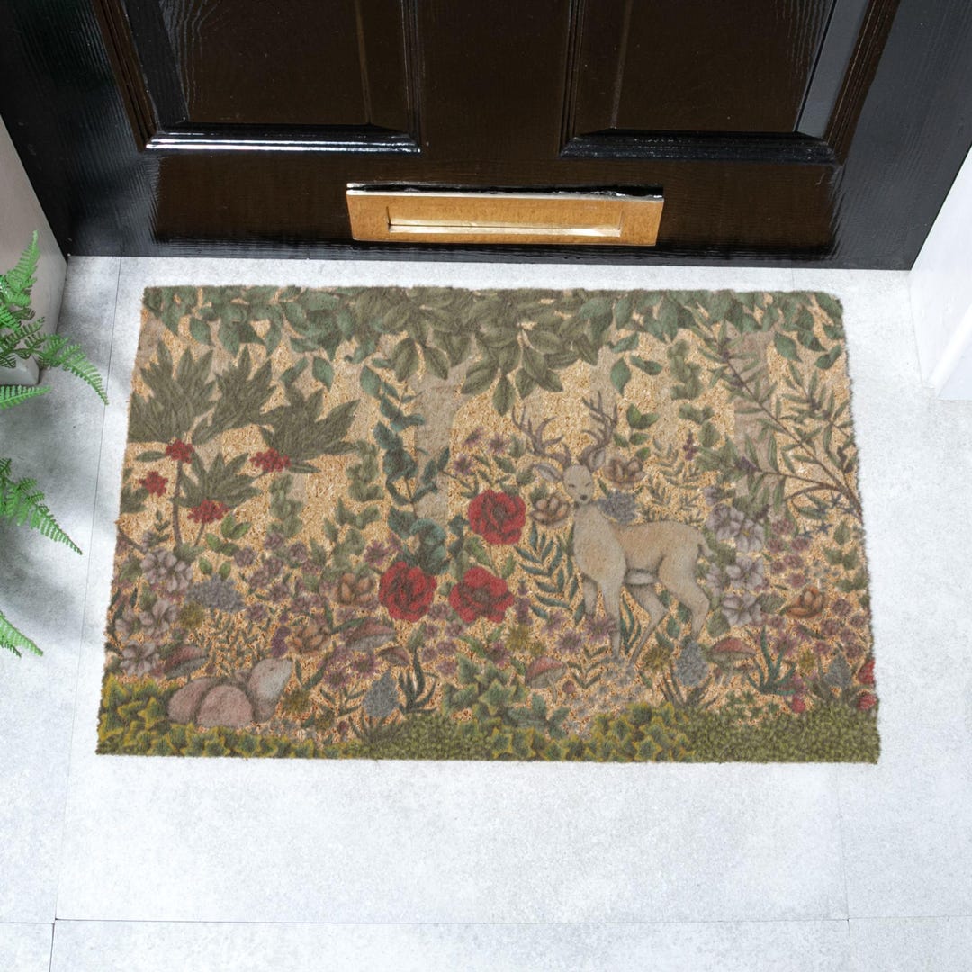 Enchanted Forest X Celia Battaini Doormat - Welcome Doormat ...