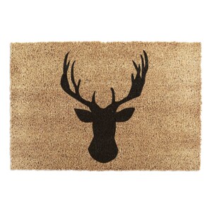 Deer Door Mat - Stag Non Slip Floor Mat - Home Decor - Indoor Outdoor ...