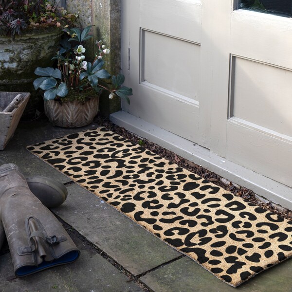 Leopard Door Mat - Etsy
