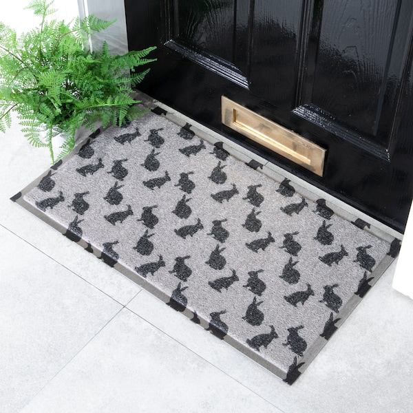 Rabbit Doormat - Etsy