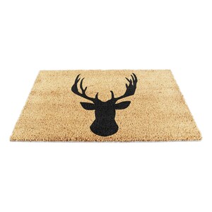 Deer Door Mat - Stag Non Slip Floor Mat - Home Decor - Indoor Outdoor ...