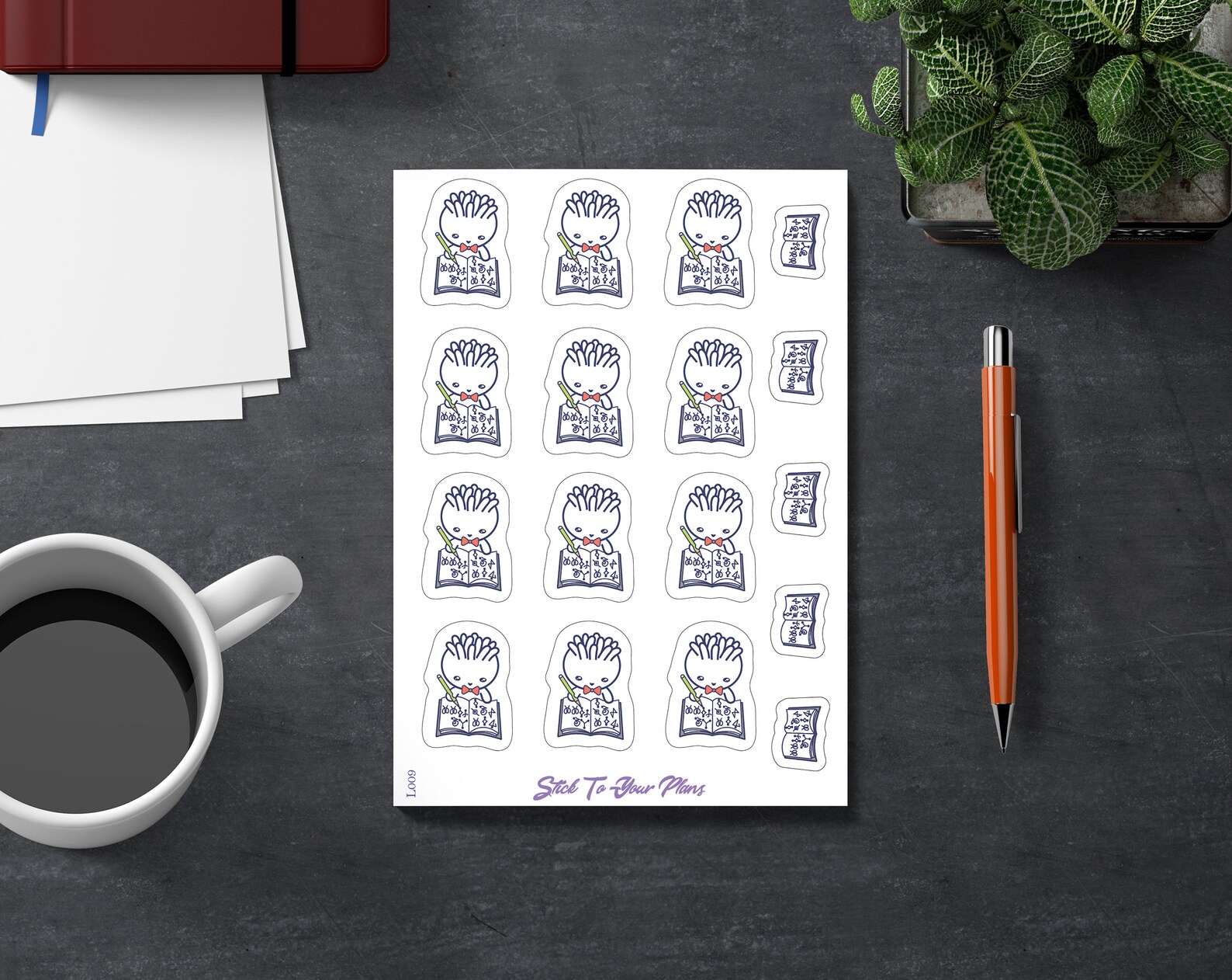 Homework Planner Stickers, Kawaii Stickers, Back to School Stickers ...