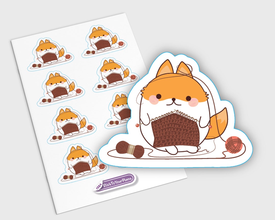 Knitting Planner Stickers, Hobby Planner Stickers, Knit Stickers, Craft ...