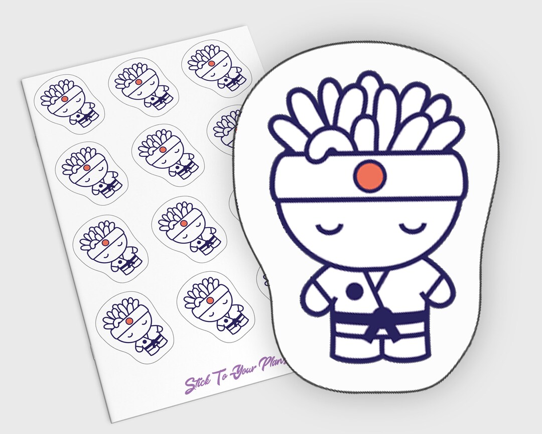 Karate Planner Stickers, Martial Arts Planner Stickers, Karate Stickers ...
