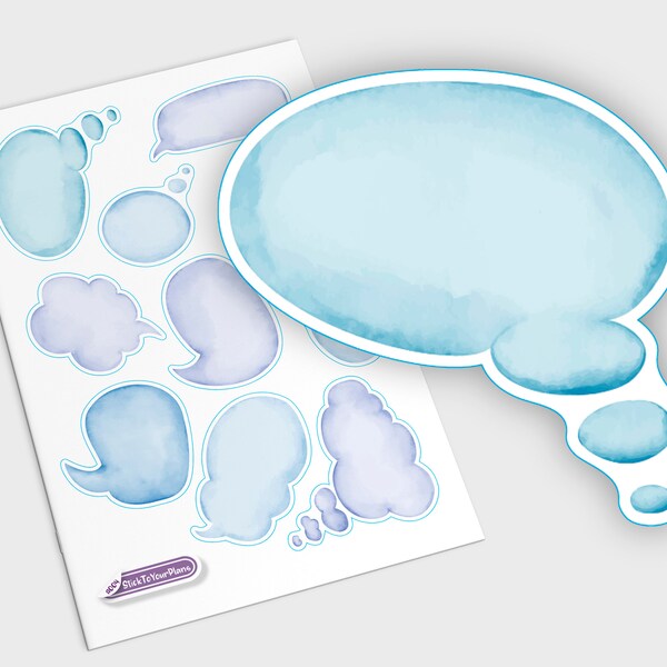 "speech Bubble Stickers" - Etsy