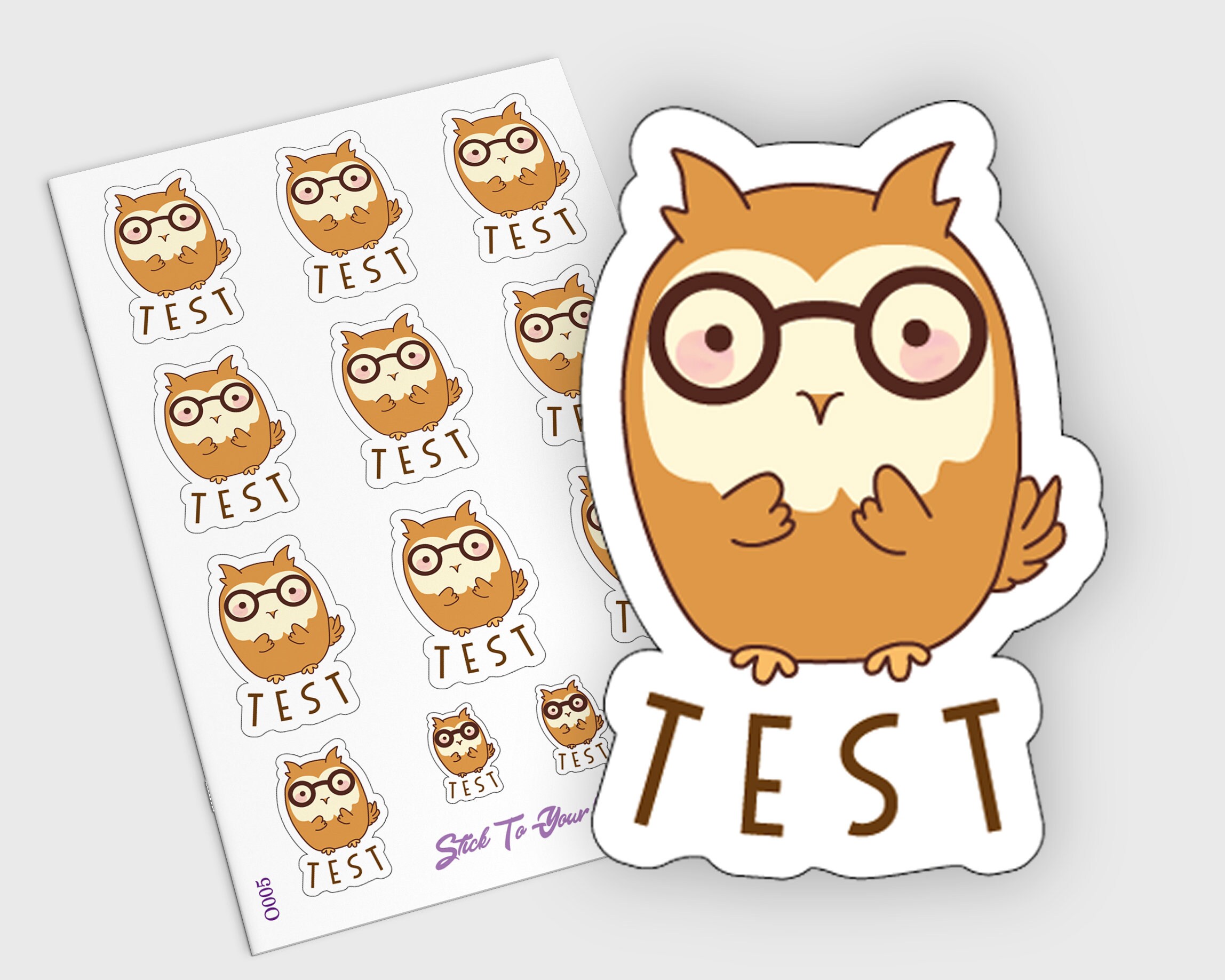 Test Planner Stickers, College Planner Stickers, Exam Reminder Stickers ...