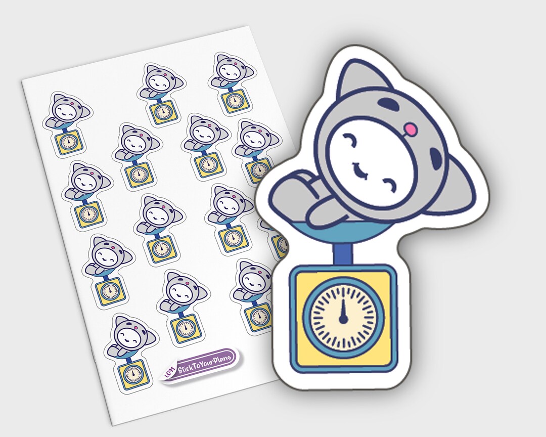 Weight Loss Stickers, Fitness Stickers for Planner, Weight Loss ...