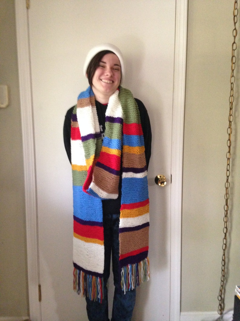 Doctor Who 4th Doctor Scarf Full-length (11 Ft) - Etsy