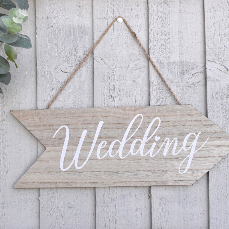 Wedding Arrow Sign - Etsy