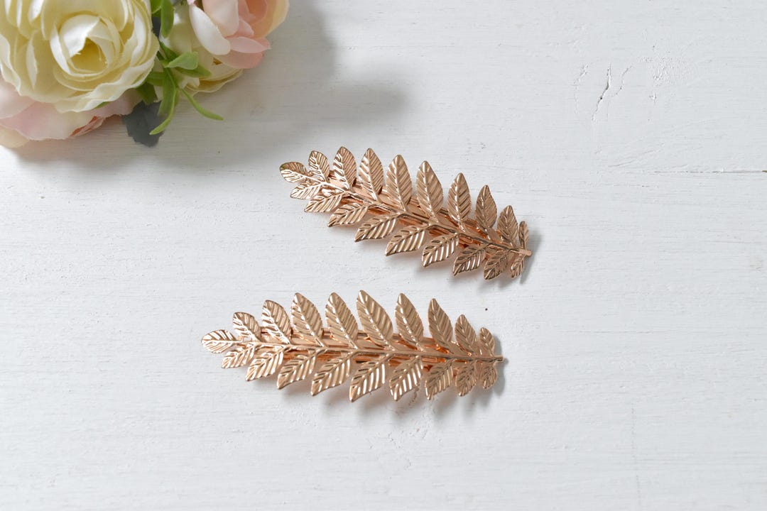 Grecian Style Gold Leaf Bridal Wedding Hair Clip/hair Comb/hair ...