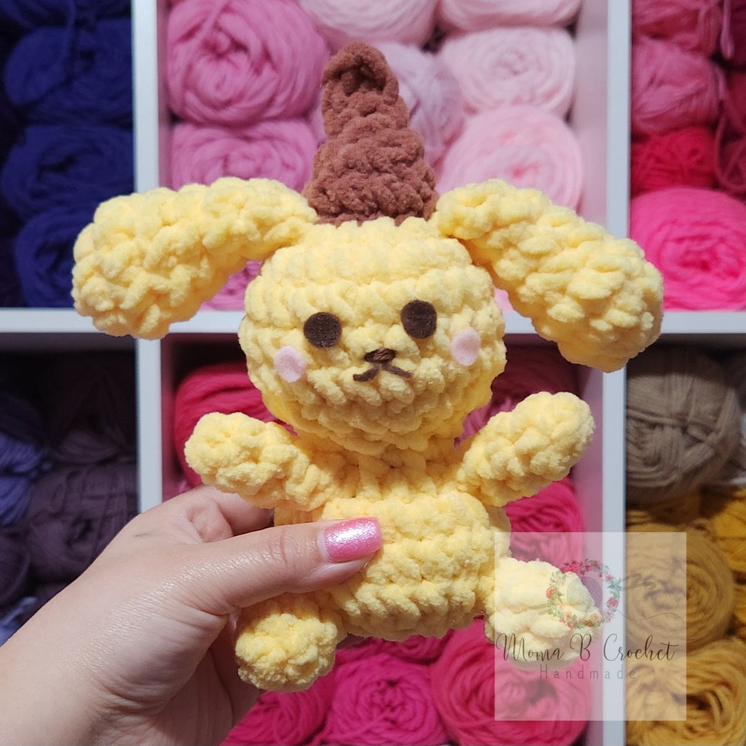 Crochet Pompompurin Plushie, Pompompurin Plushie, Sanrio Friend - Etsy