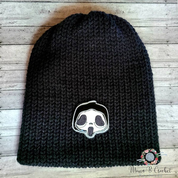 Ghost Face Beanie - Etsy