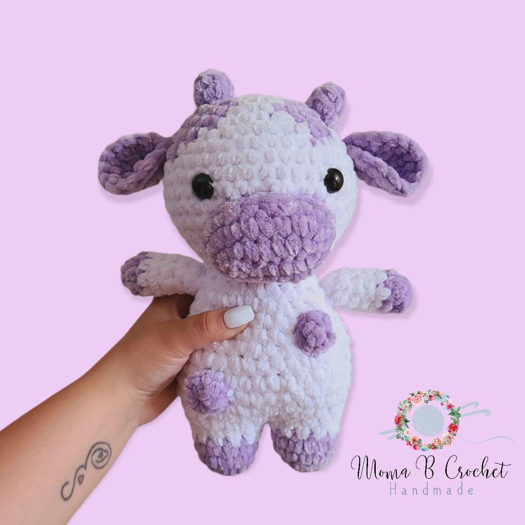 Crochet Cow, Baby Cow, Cow Stuffie, Cow, Chonky Cow - Etsy