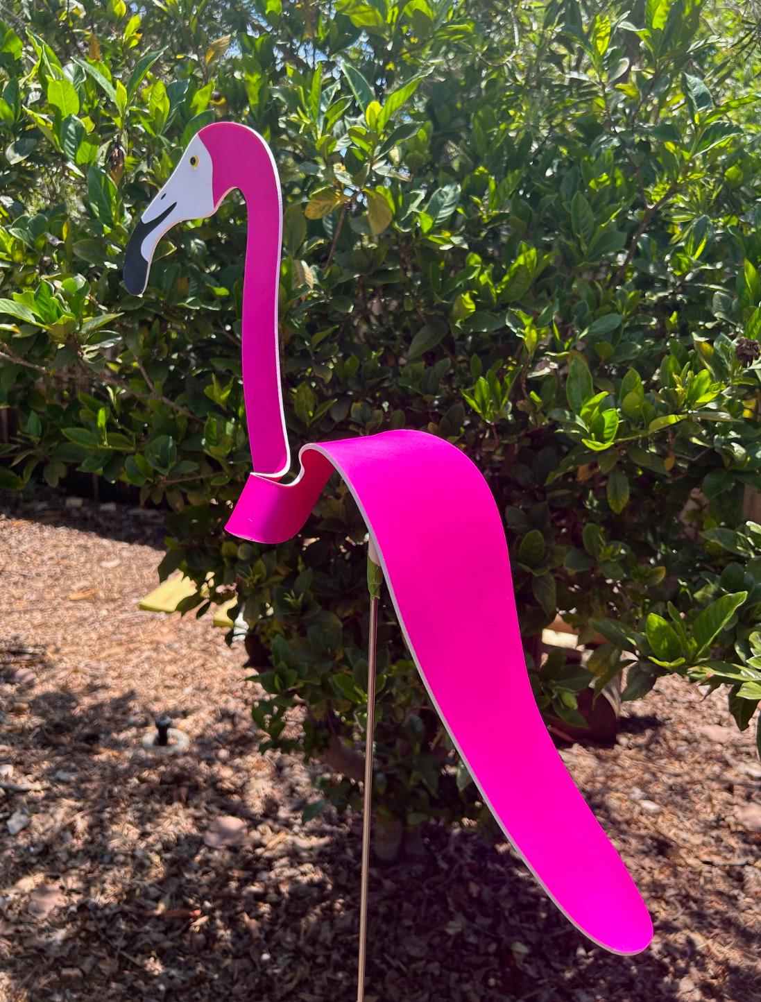 PVC Bobbing BRIGHT PINK Flamingo Bobber by Nauti-birds and Critters ...