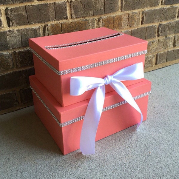 2 Tiered Card Box - Etsy