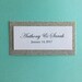 Name Card / Lettering Add-on - Etsy