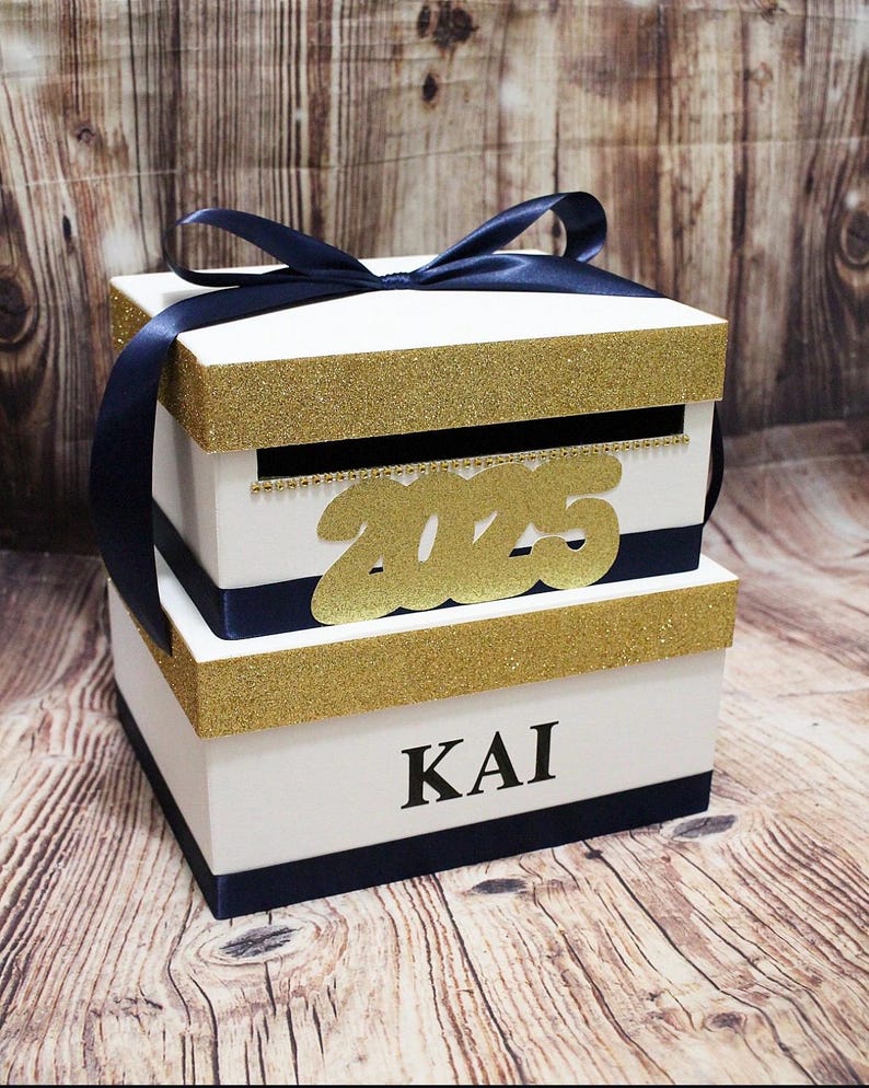 2025 Graduation Card Box, Card Holder, Letter Box, Money Holder - Etsy