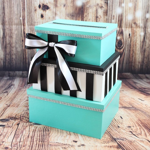 3 Tier Card Box - Etsy