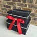 Black and Red Card Box 2 Tier Birthday Card Holder - Etsy