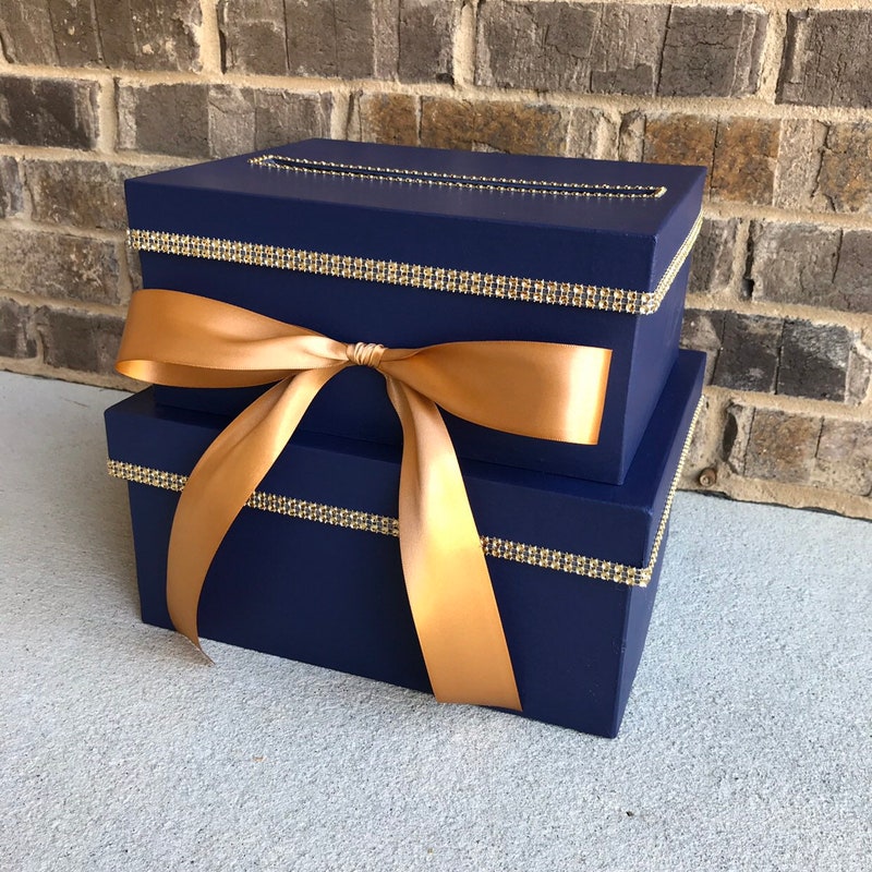 2 Tiered Card Box - Etsy