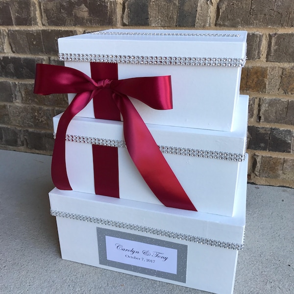 White Card Box - Etsy