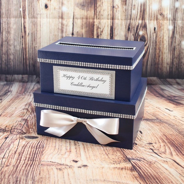 Navy Blue Cards - Etsy