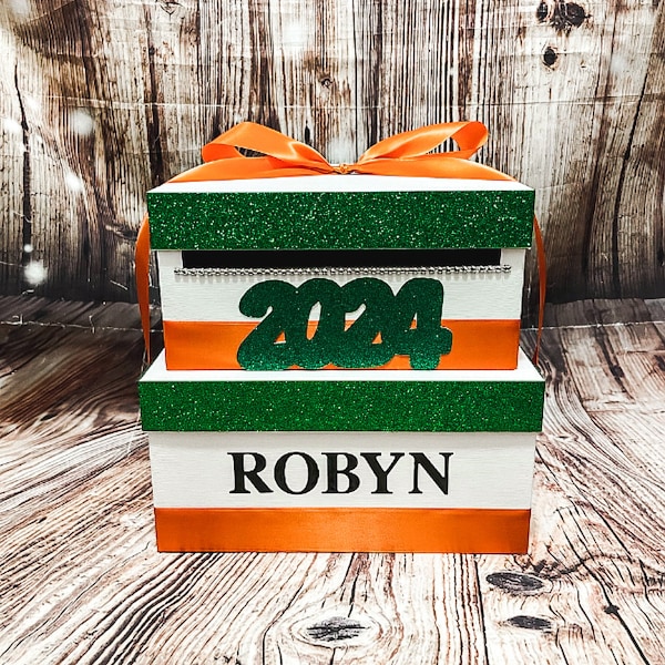 Custom Card Box Graduation - Etsy