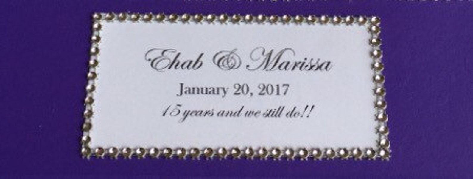 Name Card / Lettering - Add-on - Etsy