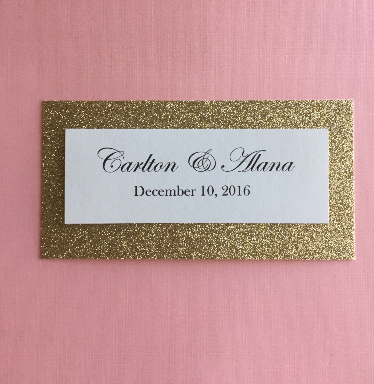 Name Card / Lettering Add-on | Etsy