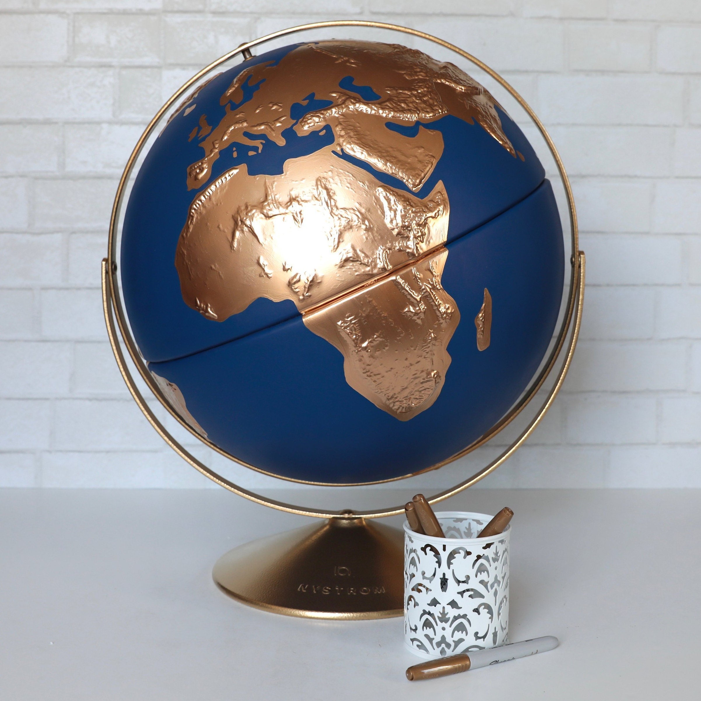 Custom Wedding Globe Perfect for Wedding Guestbook or | Etsy