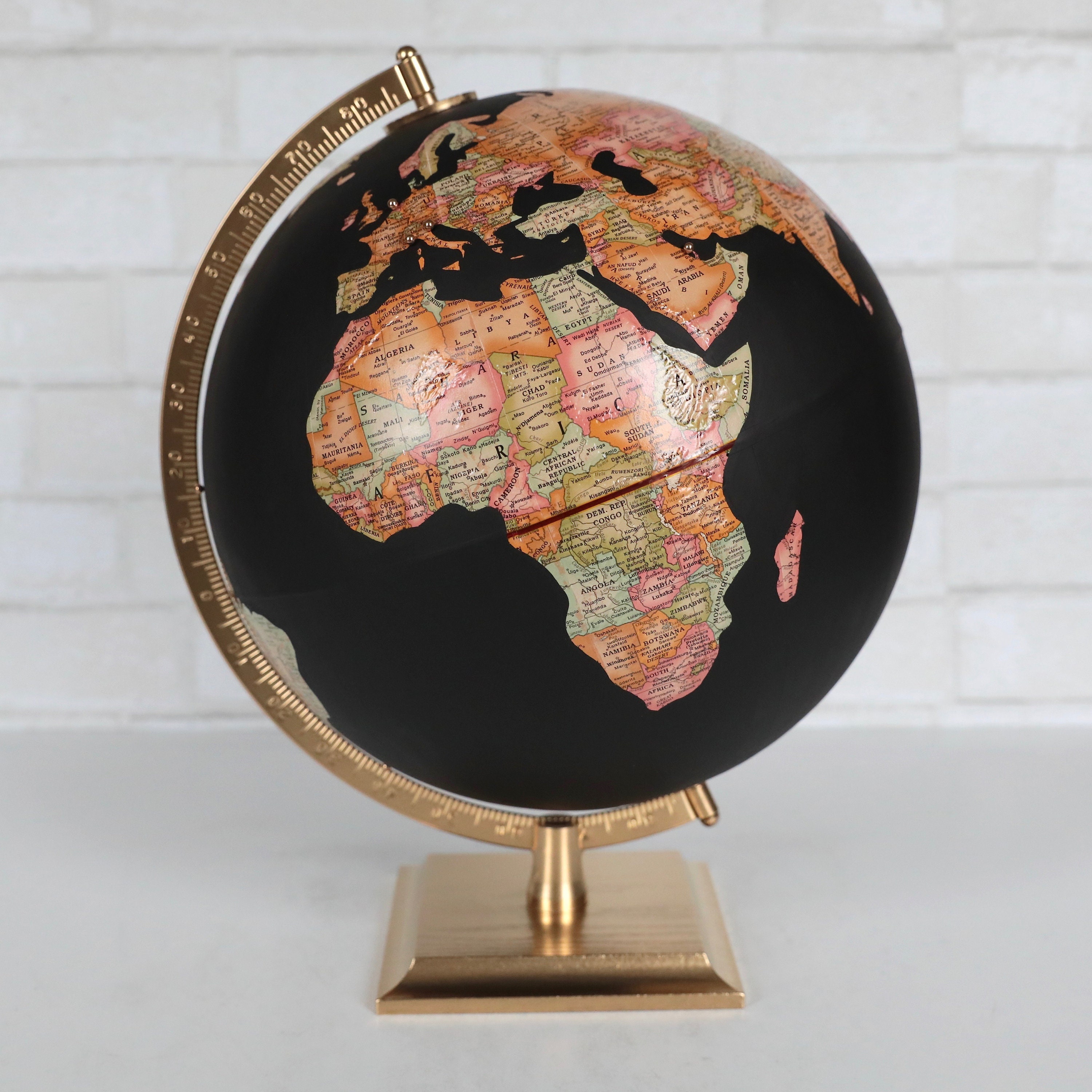 Custom College Globe University Logo College Mascot Hand | Etsy