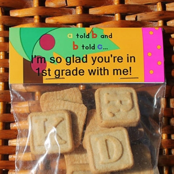 Treat Bag Toppers - Etsy