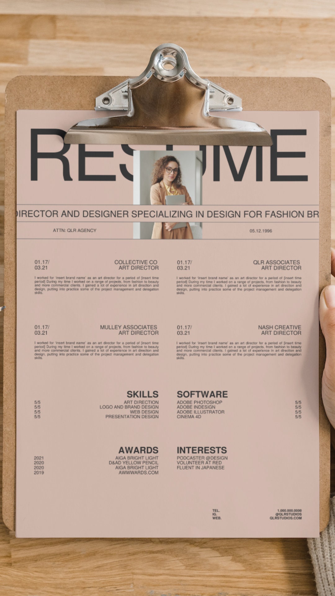 Fashion Aesthetic Modern Resume Templates Bundle - Etsy