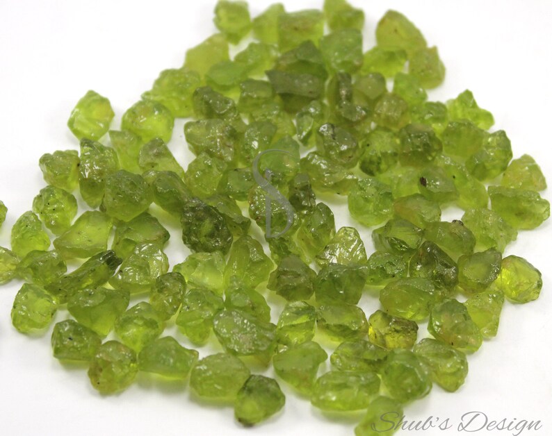 Natural Peridot Raw Gemstone Rough Peridot Gemstonelot of | Etsy
