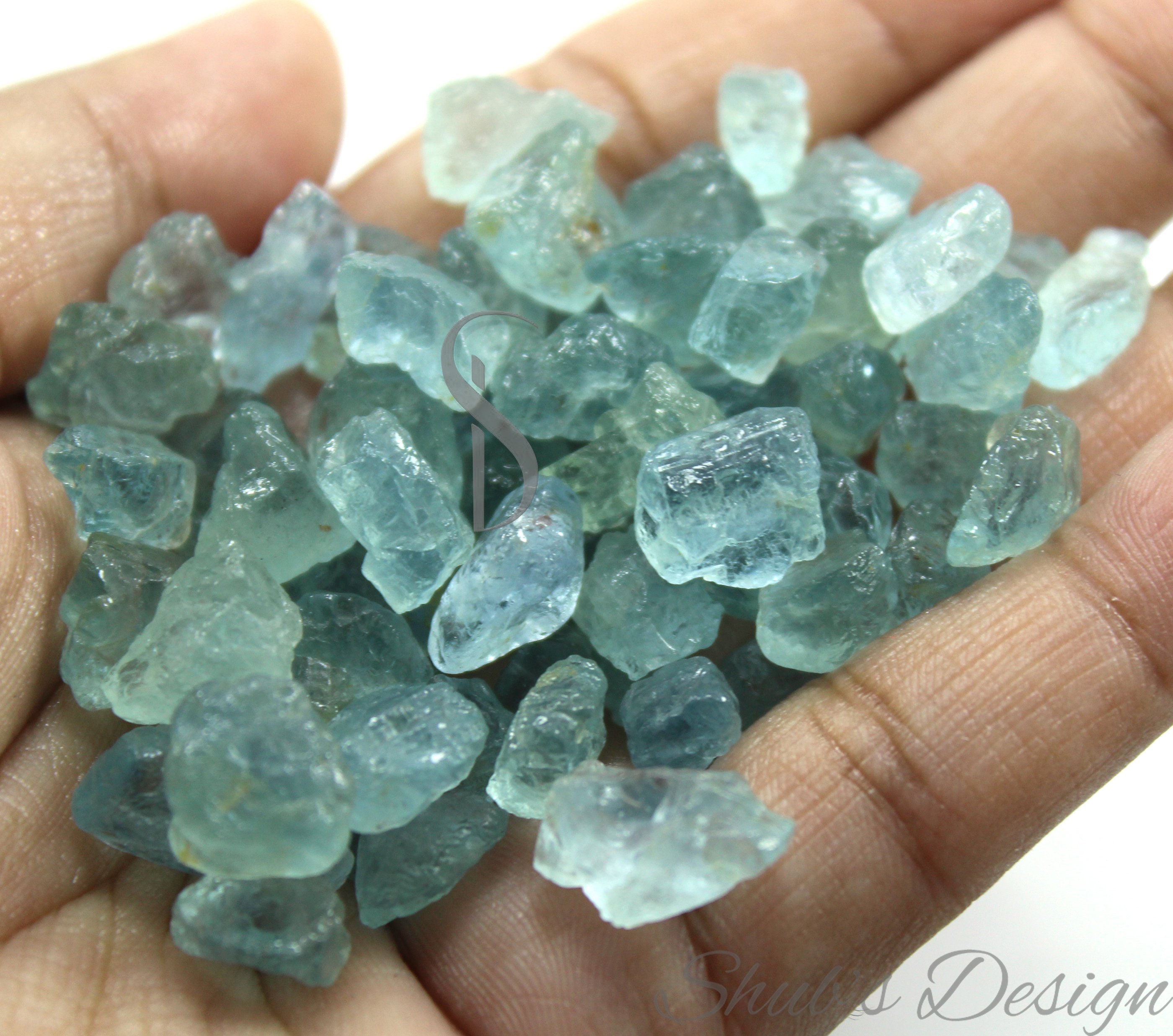 Natural Aquamarine Raw Stone Aquamarine Crystal Aquamarine Rough For ...