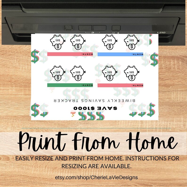Cheerful Budget Planner | Printable | Happy Planner Letter A4 | Digital ...