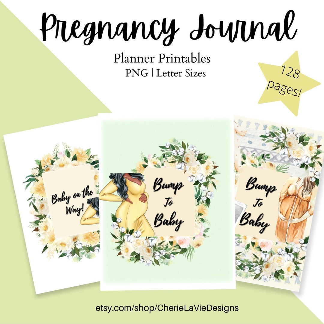 Pregnancy Journal Printable | Maternity Mom Journal | Pregnancy Diary ...