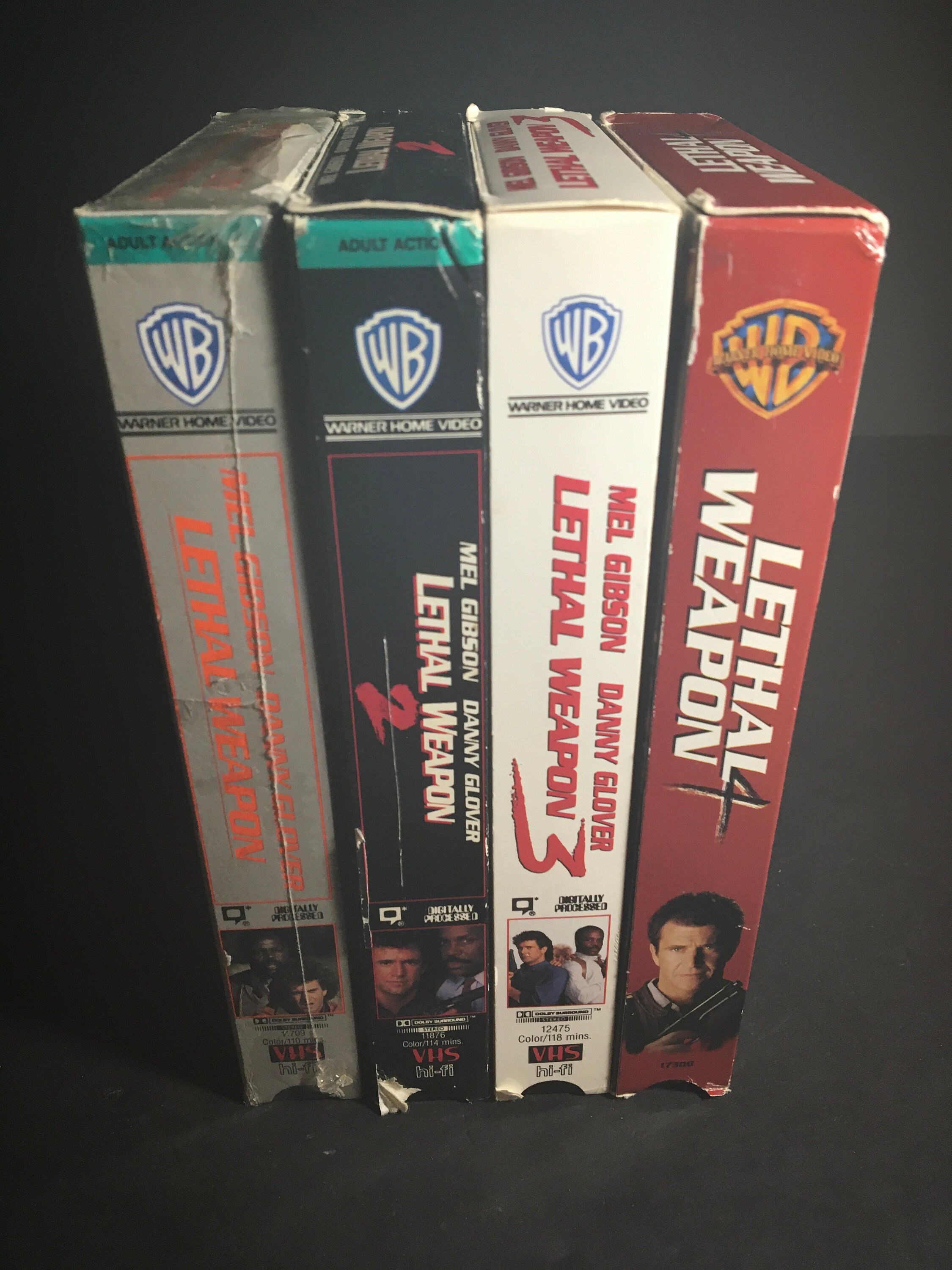 Lethal Weapon VHS Tapes Collection 1,2,3,4, - Etsy
