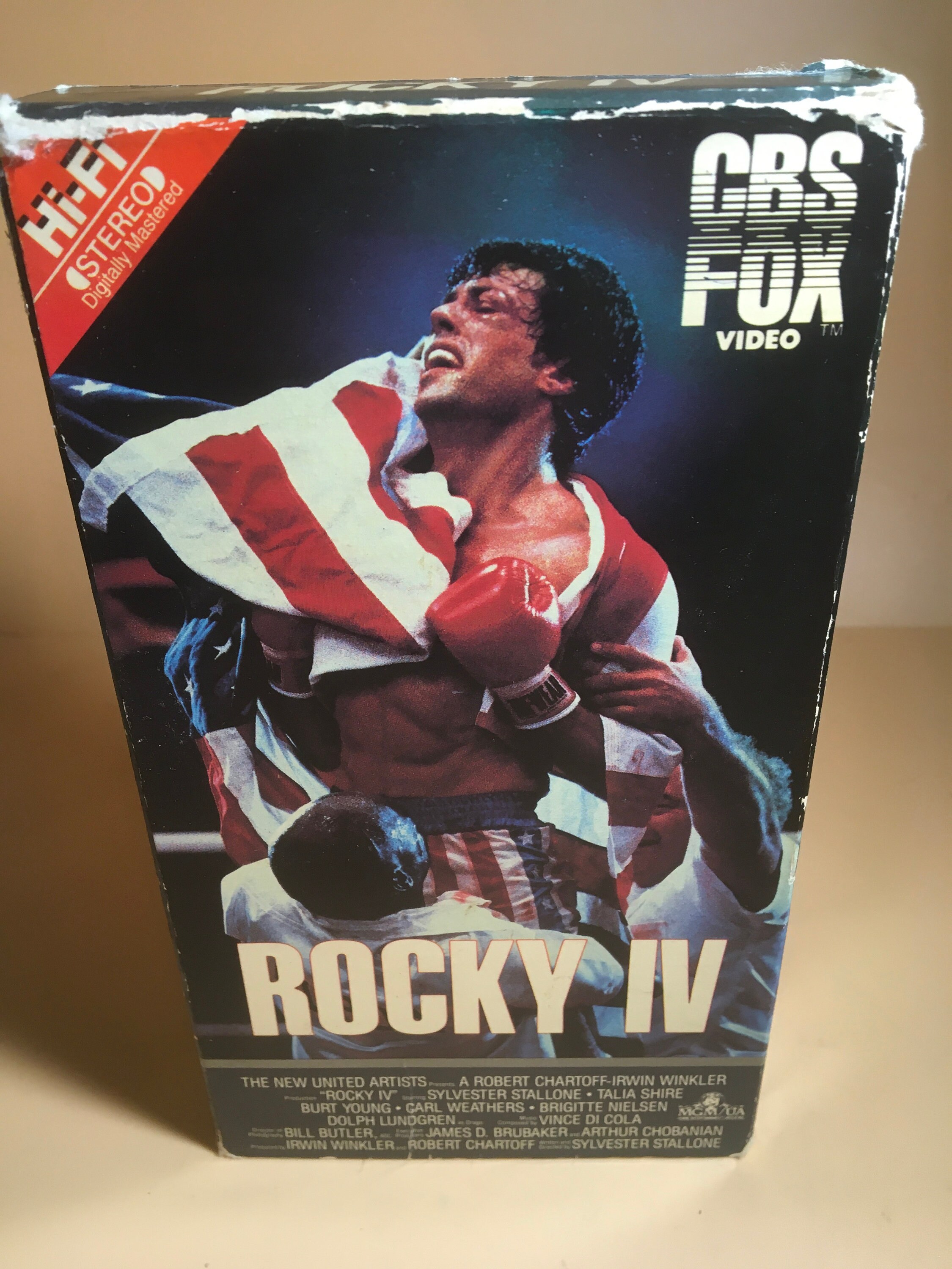 1986 Rocky IV 4 VHS Vcr Tape CBS Fox Vintage - Etsy