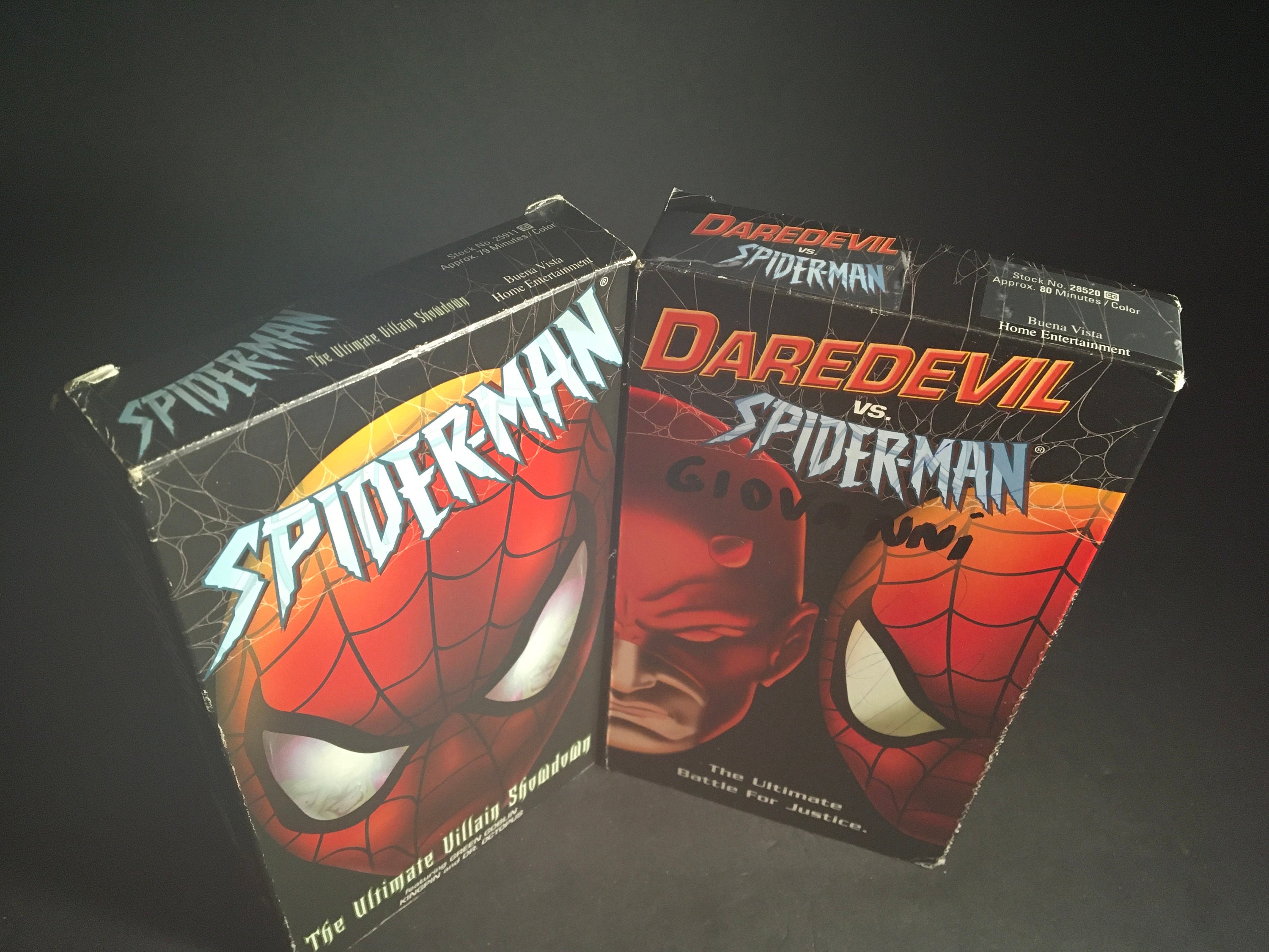 Spider-man & Spider-man VS. Daredevil VHS Tapes - Etsy Australia