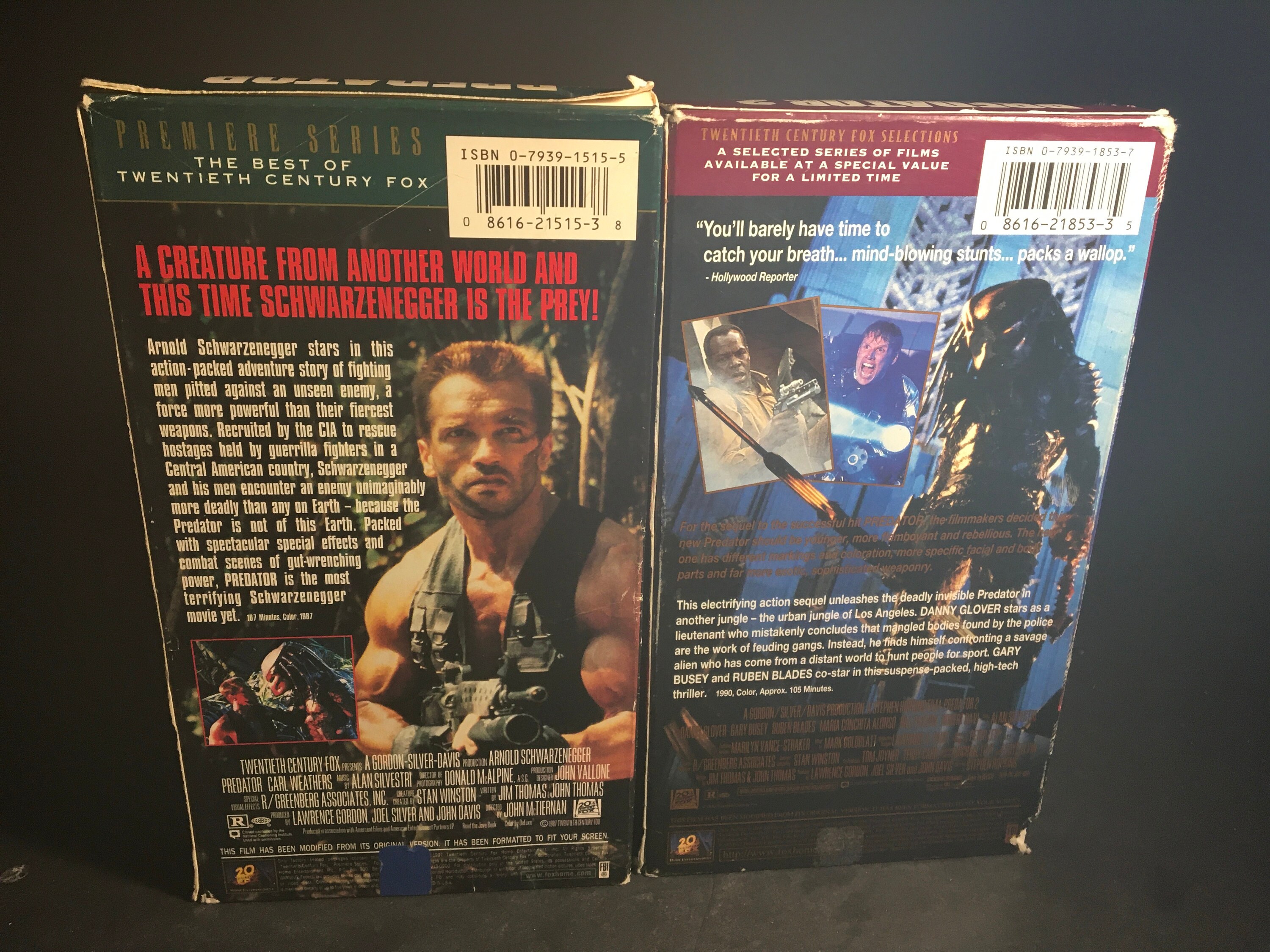 Predator VHS & Predator 2 VHS Tapes Lot Fox Video Arnold | Etsy Australia
