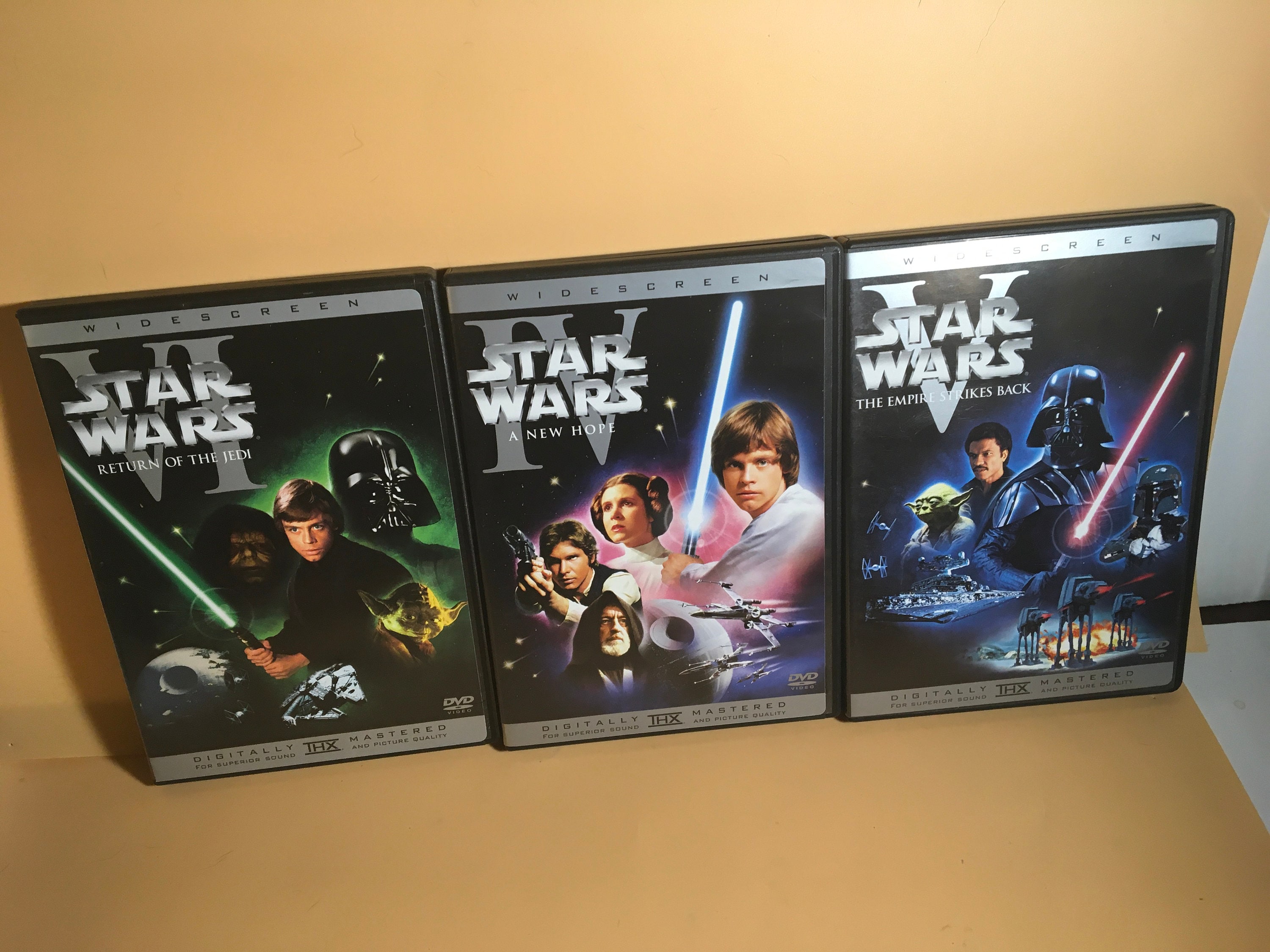 Vintage Star Wars DVD Trilogy Box Set Case Widescreen - Etsy