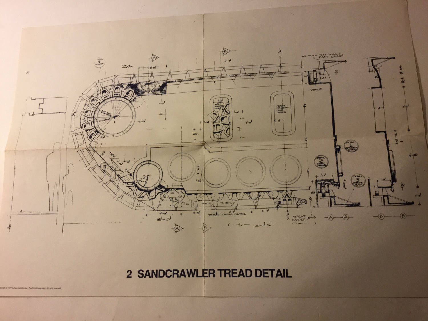 Vintage Star Wars Original Complete Set of 15 Blueprints Blue Prints ...