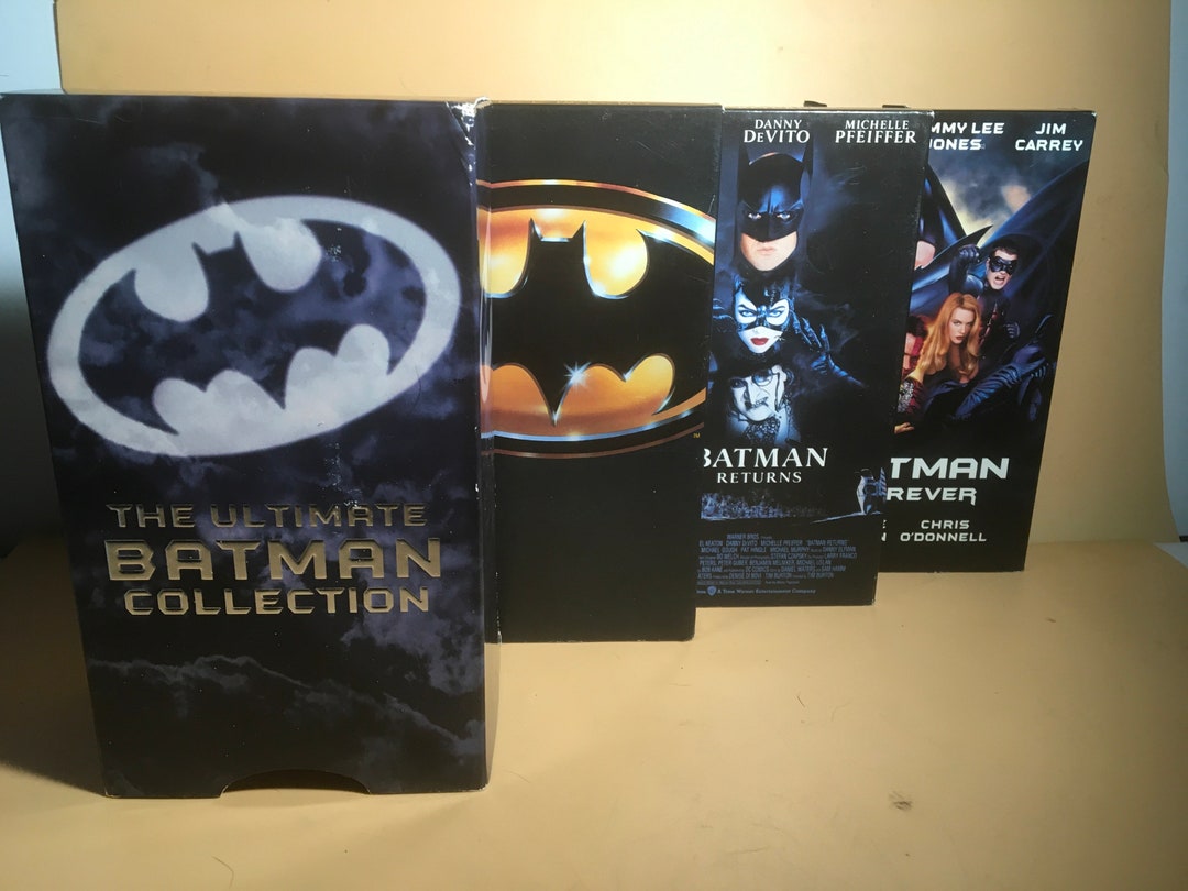 Batman VHS VCR Trilogy Tapes the Ultimate Collection Box Set Forever ...