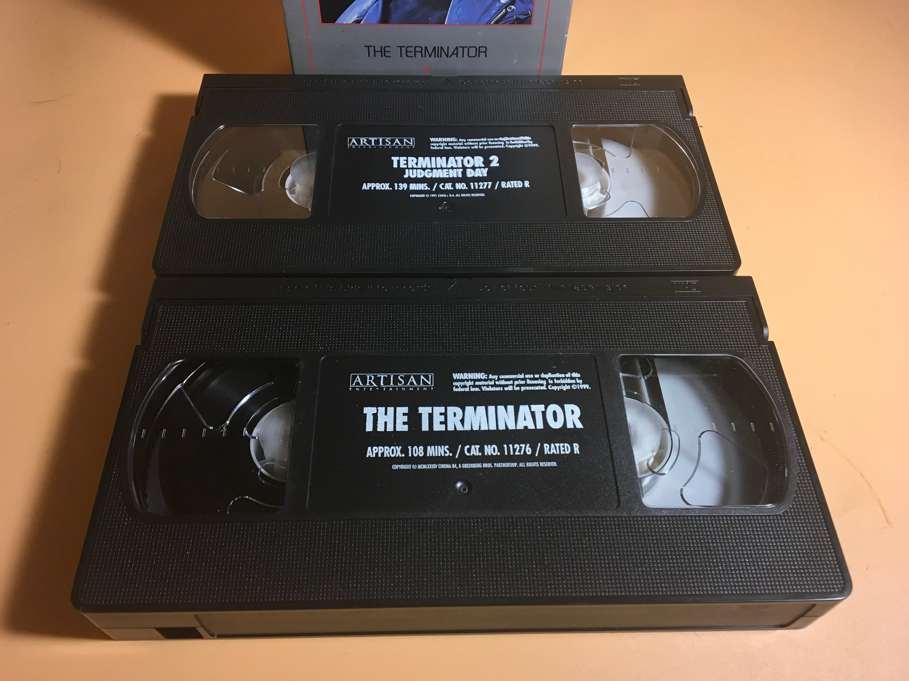 Vintage 1995 Terminator Collection Box Set VHS VCR Tapes - Etsy