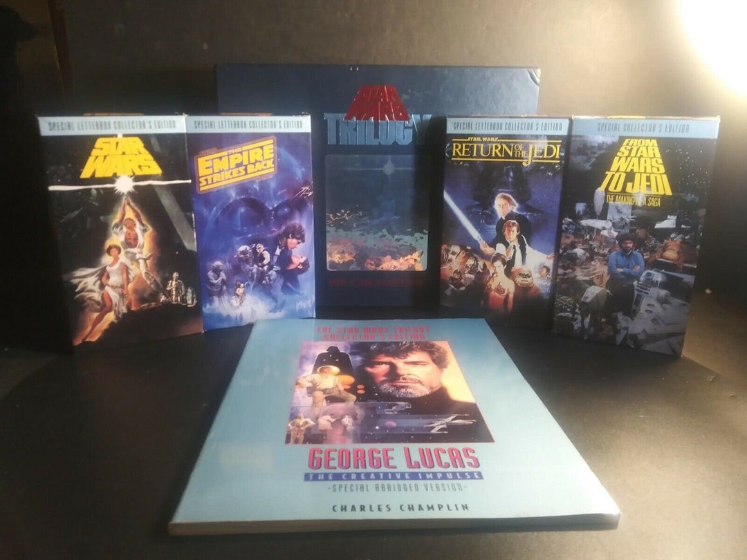 Vintage Star Wars Vhs Trilogy Special Letterbox Collectors Edition 1988 ...