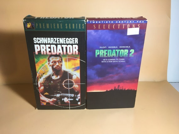 Vintage Predator 1 & 2 VHS VHS TAPES Lot - Etsy.de